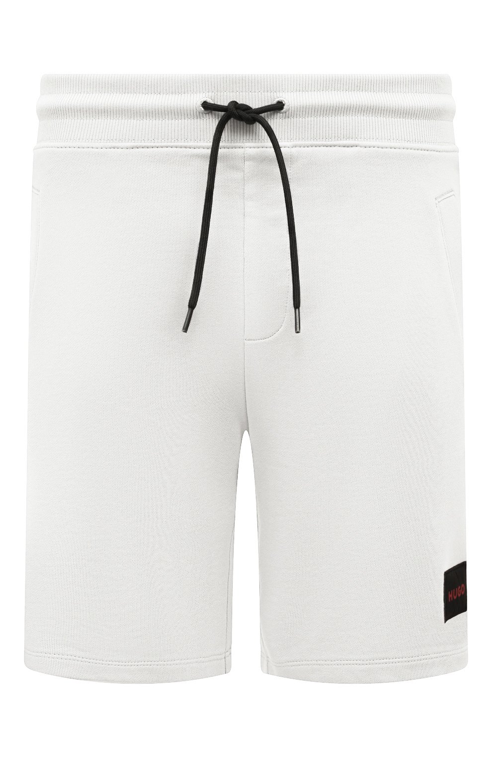 Мужские белые хлопковые шорты HUGO купить в интернет-магазине ЦУМ, арт ...