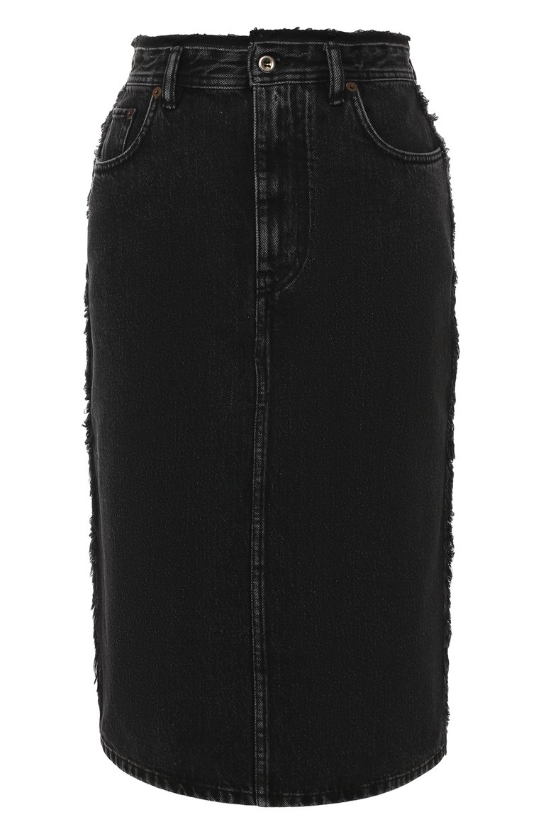 Женская черная джинсовая юбка ACNE STUDIOS купить в интернет-магазине ...