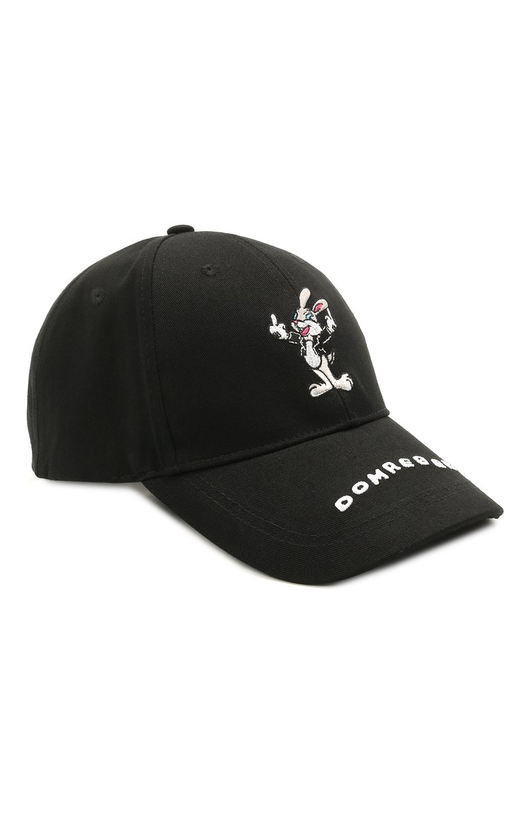 Мужская черная хлопковая бейсболка DOMREBEL купить в интернет-магазине ...
