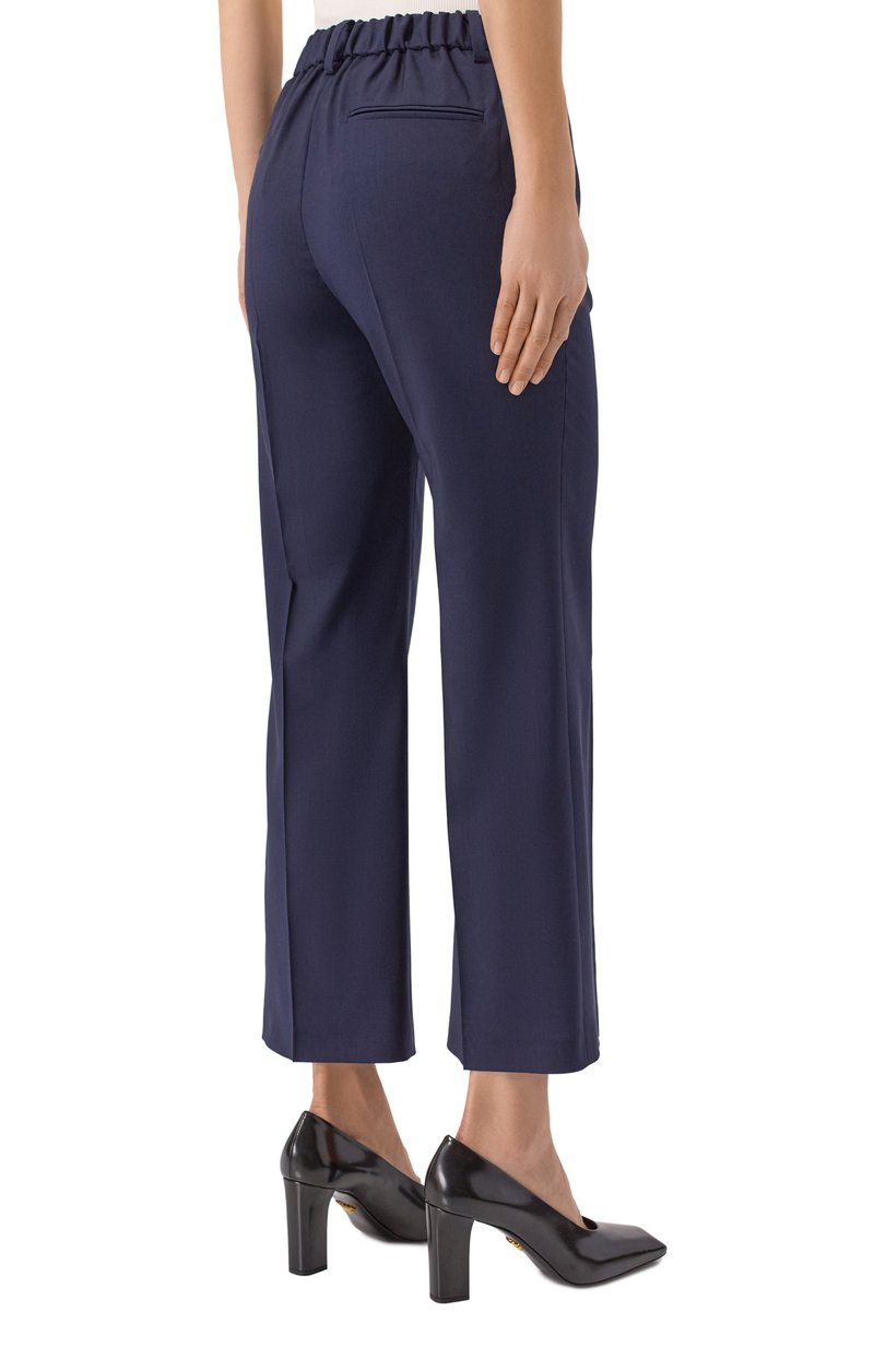 Женские синие шерстяные брюки N21 купить в интернет-магазине ЦУМ (арт. B051/3016)