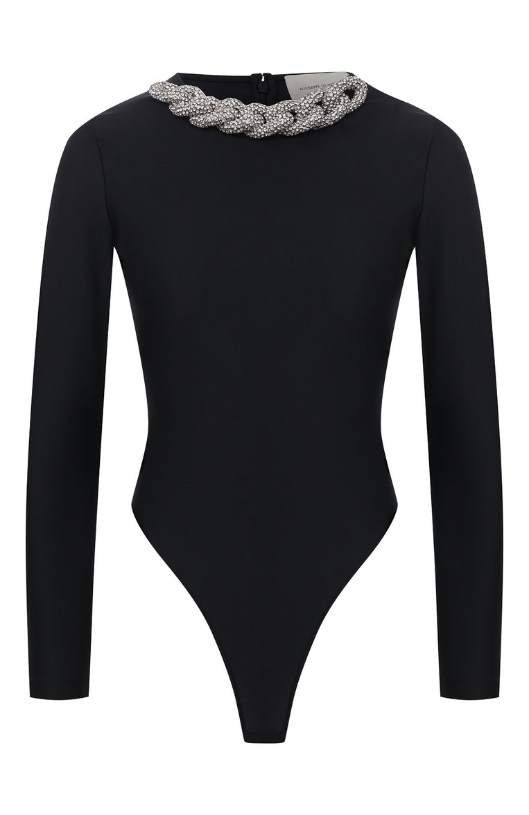 Женское черное боди GIUSEPPE DI MORABITO купить в интернет-магазине ЦУМ ...