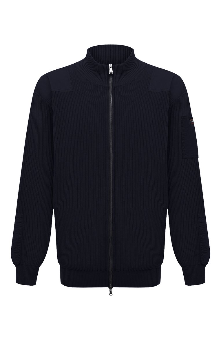 Мужской темно-синий хлопковый кардиган PAUL&SHARK купить в интернет ...