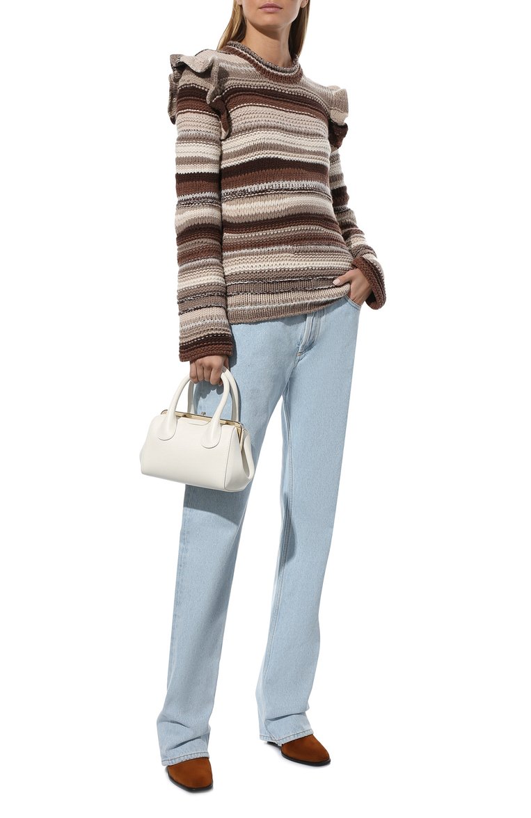 Женская белая сумка joyce small CHLOÉ купить в интернет-магазине ЦУМ ...