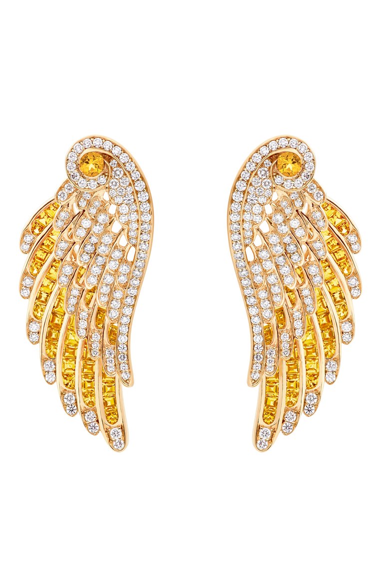 Серьги GARRARD из бесцветные, купить за 2898000 руб. в интернет ...