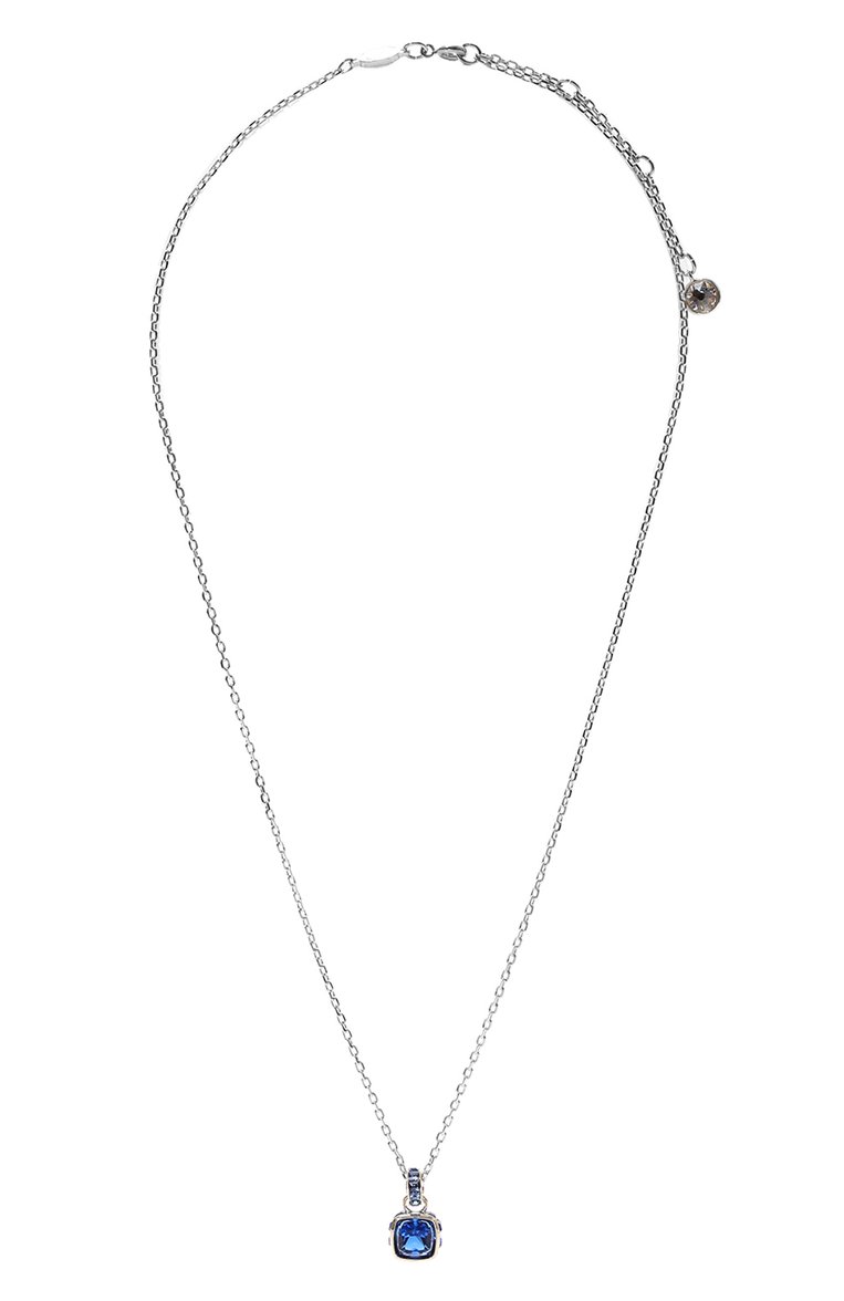 Женская серебряная подвеска birthstone на цепочке SWAROVSKI купить в ...