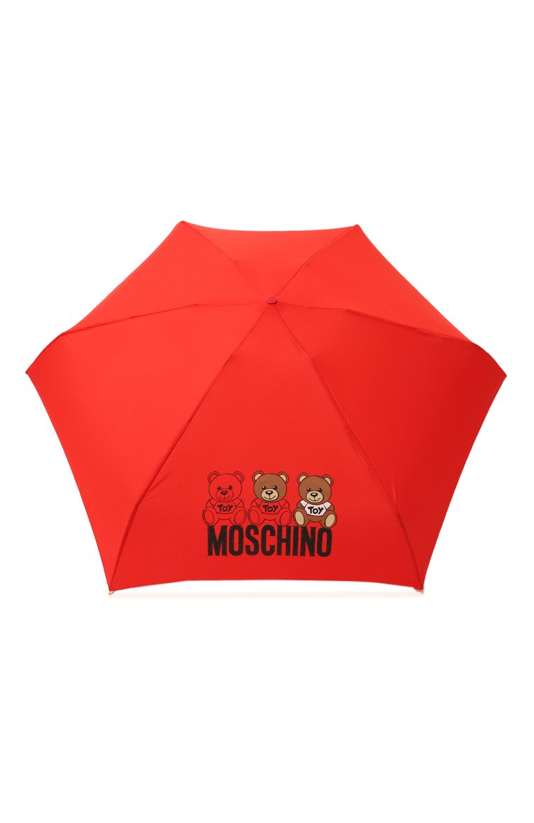 Женский красный складной зонт MOSCHINO купить в интернет-магазине ЦУМ ...