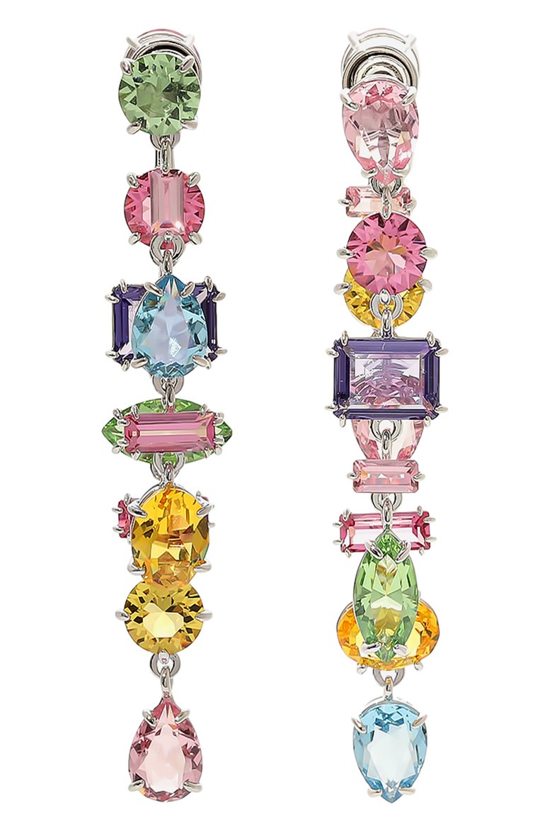 Серьги gema SWAROVSKI разноцветного цвета купить в интернет-магазине ...