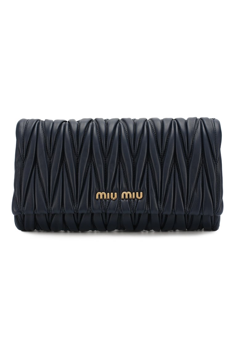 Женская синяя сумка Miu Miu купить в интернет магазине ЦУМ арт 5bh080