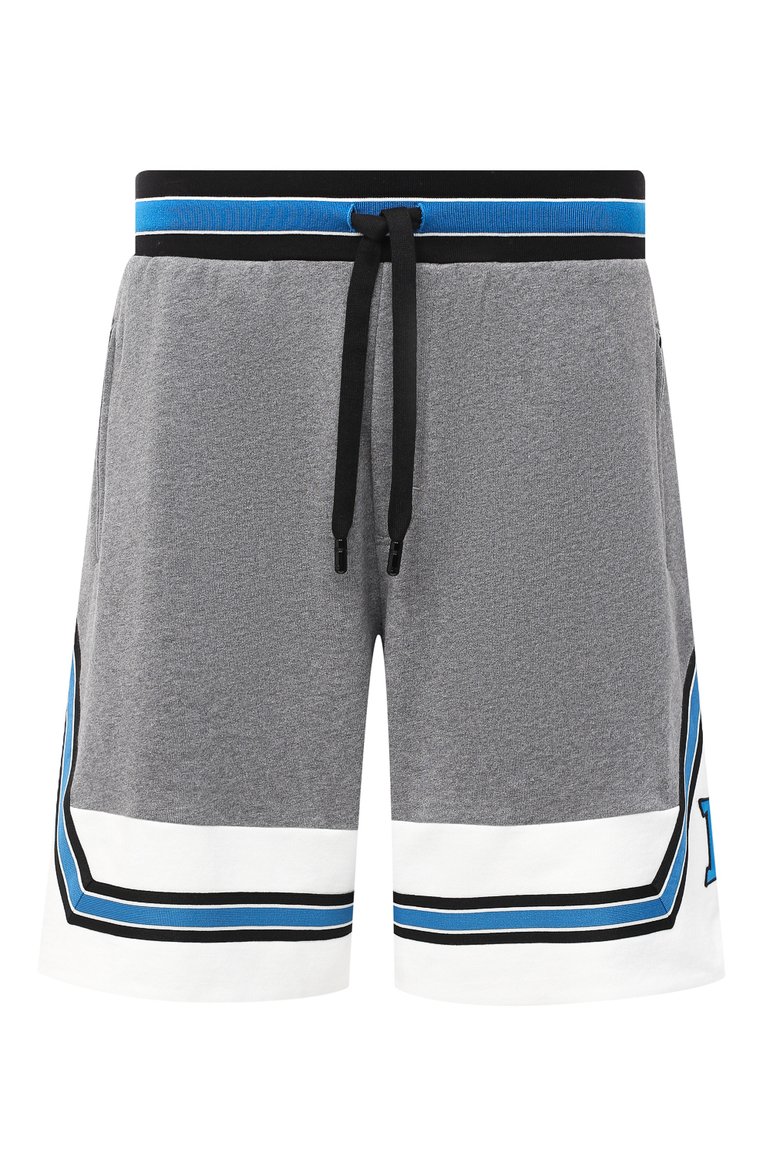 Мужские серые хлопковые шорты DOLCE & GABBANA купить в интернет ...