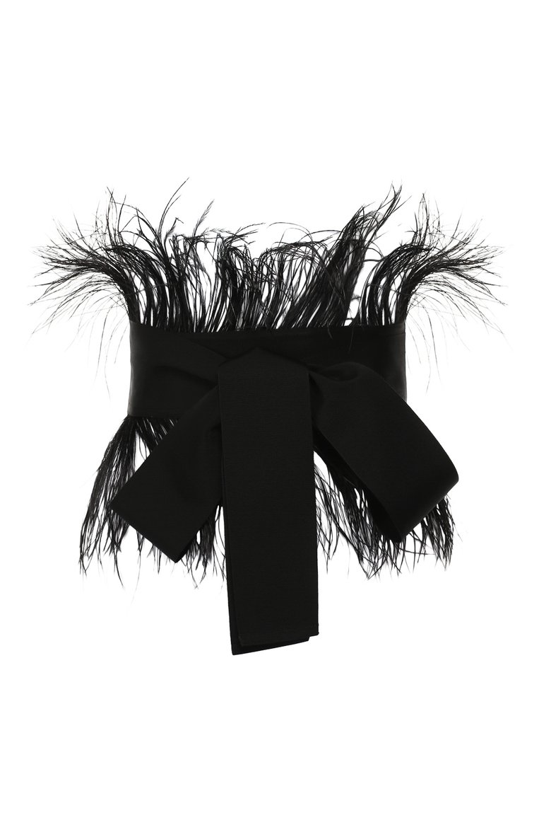 Женский черный текстильный пояс SARA ROKA купить в интернет-магазине ...