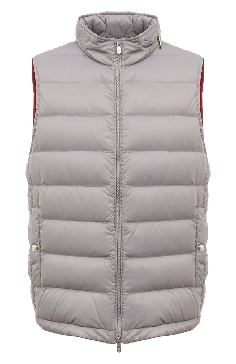 Мужской серый пуховый жилет BRUNELLO CUCINELLI купить в интернет ...