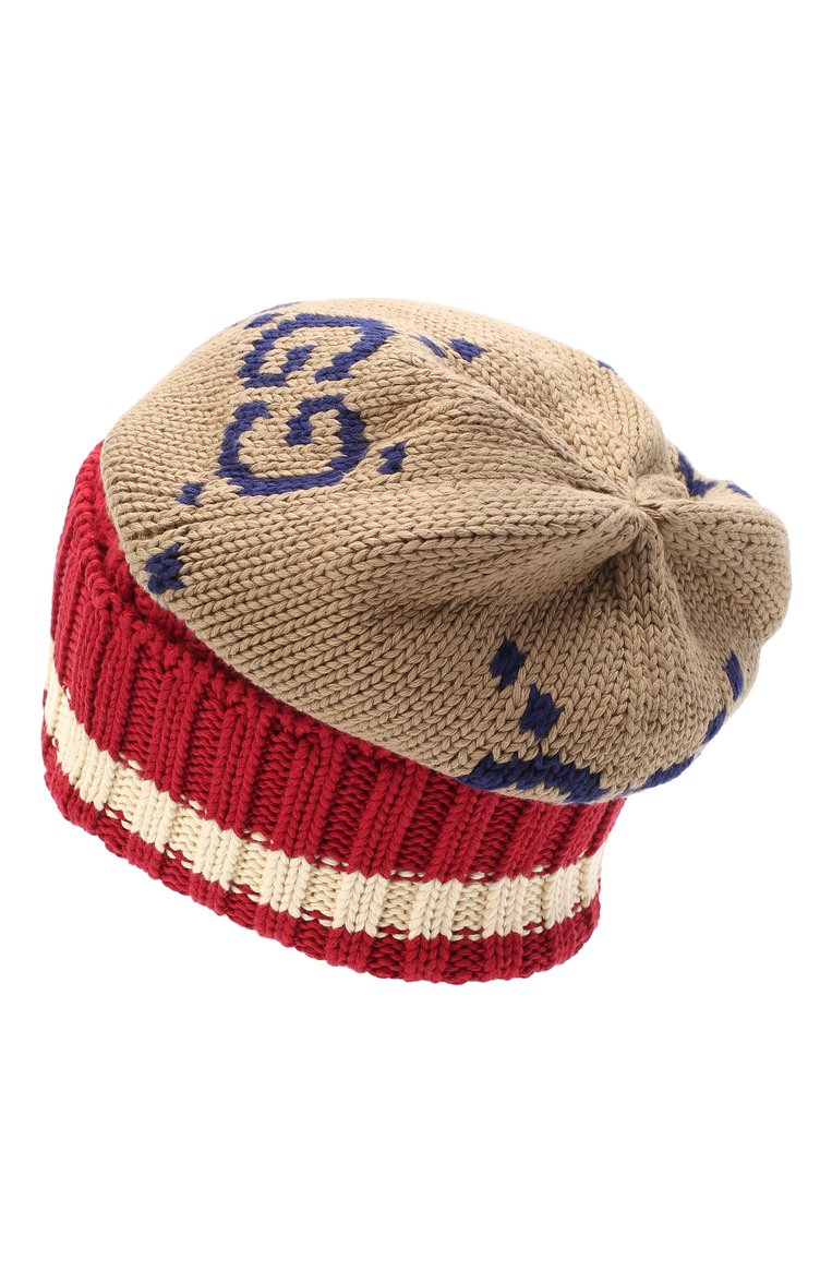 Мужская разноцветная хлопковая шапка GUCCI купить в интернет-магазине ...