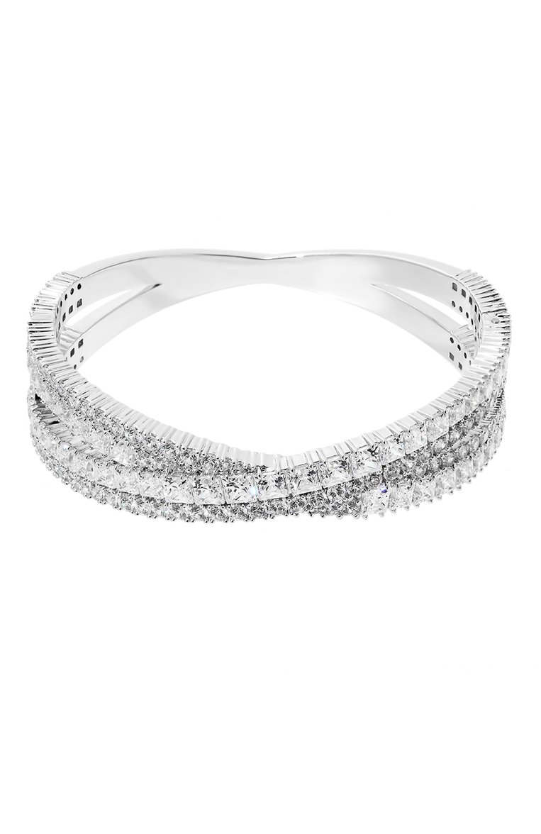 Женский серебряный браслет hyperbola SWAROVSKI купить в интернет ...