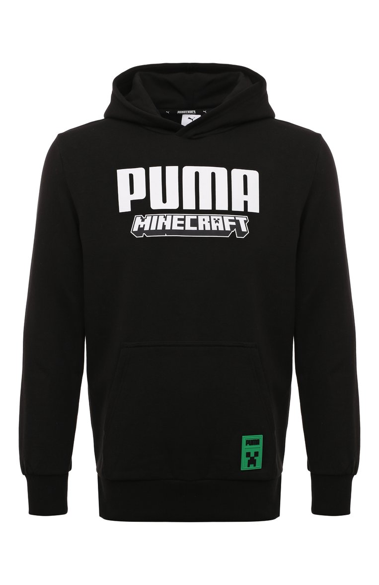 Мужской черный хлопковое худи puma x minecraft PUMA купить в интернет ...