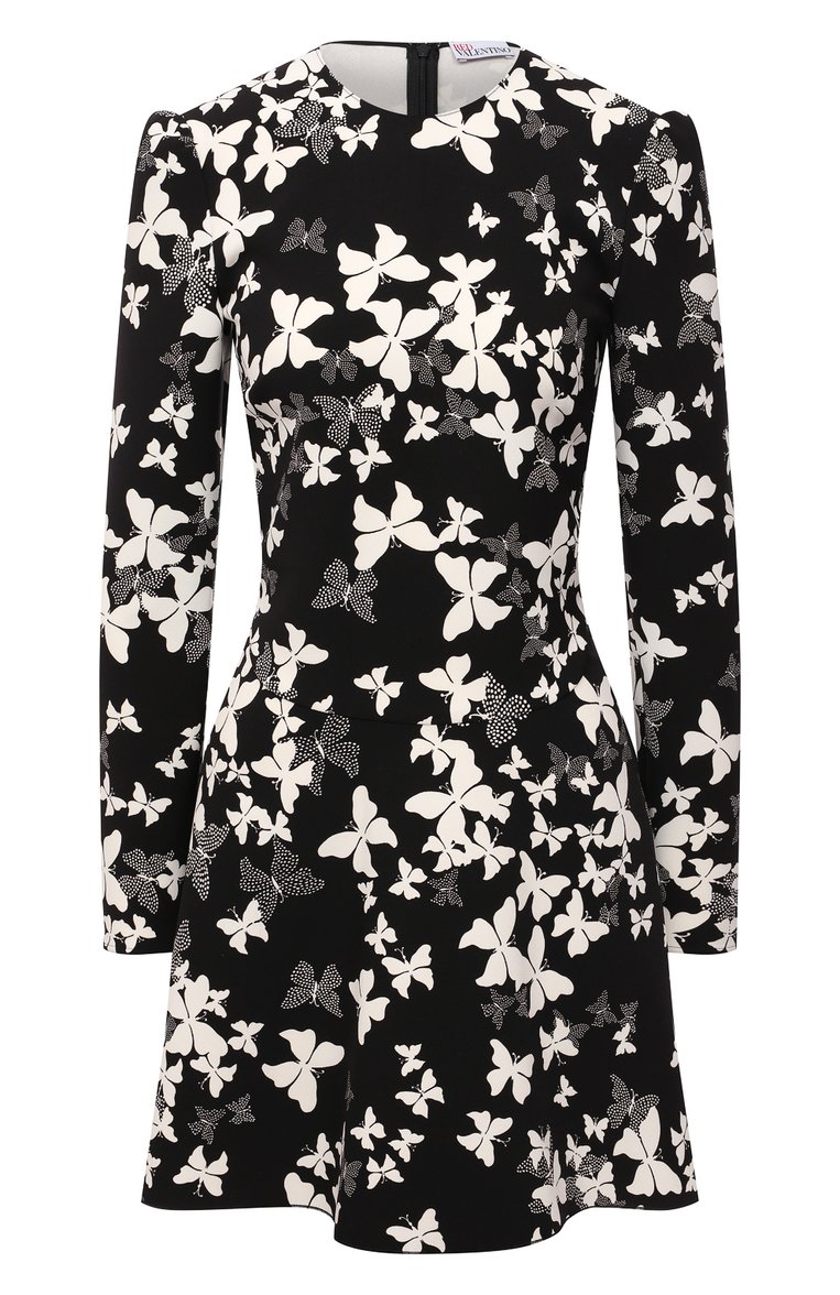 Женское черно-белое платье REDVALENTINO купить в интернет-магазине ЦУМ ...