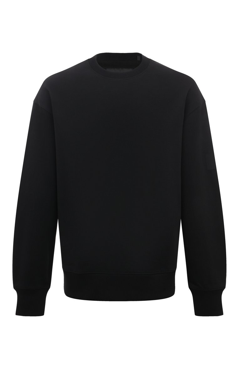 Мужской черный хлопковый свитшот Y-3 купить в интернет-магазине ЦУМ ...