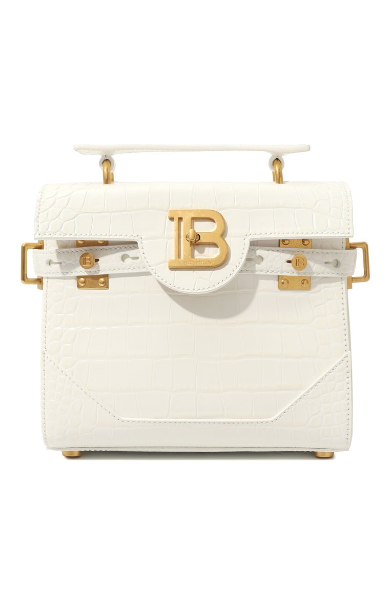 Женская белая сумка b-buzz 23 BALMAIN купить в интернет-магазине ЦУМ ...