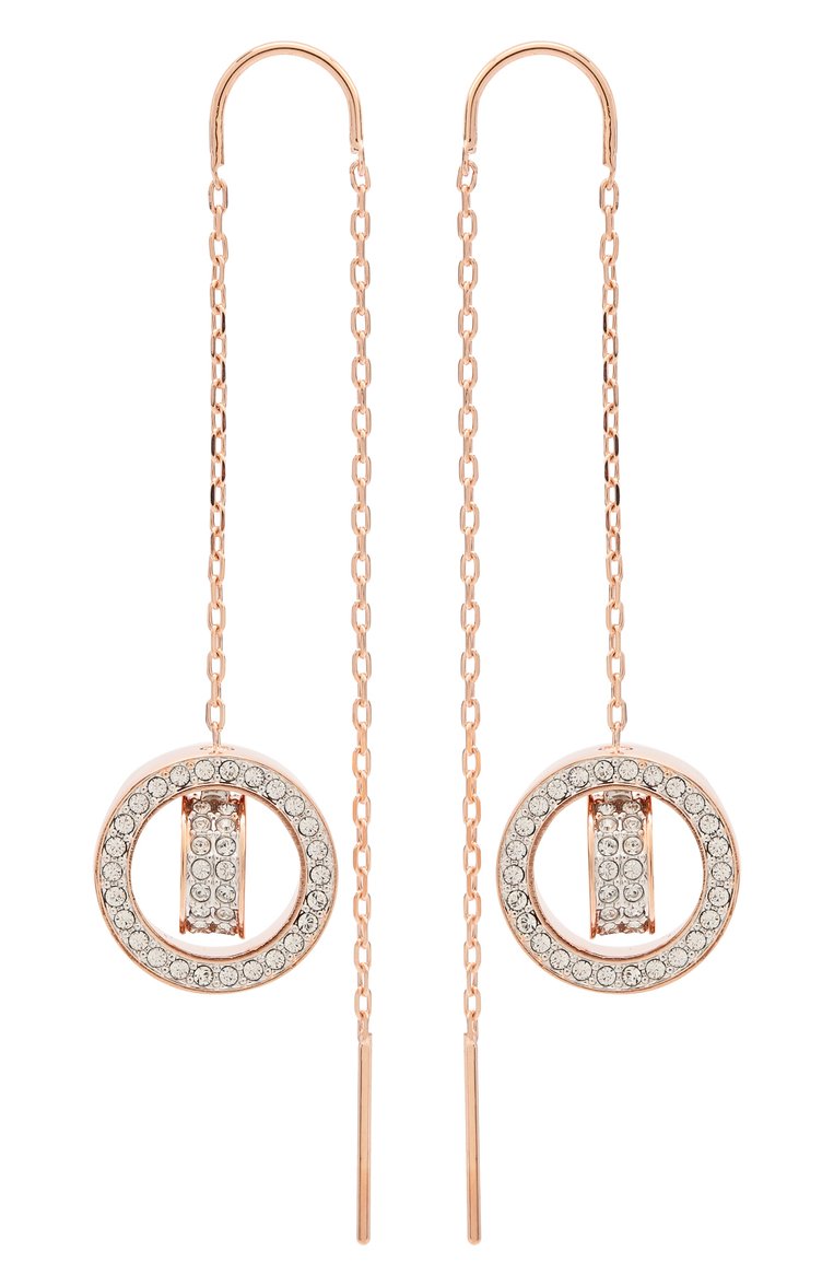 Женские золотые серьги hollow SWAROVSKI купить в интернет-магазине ЦУМ ...