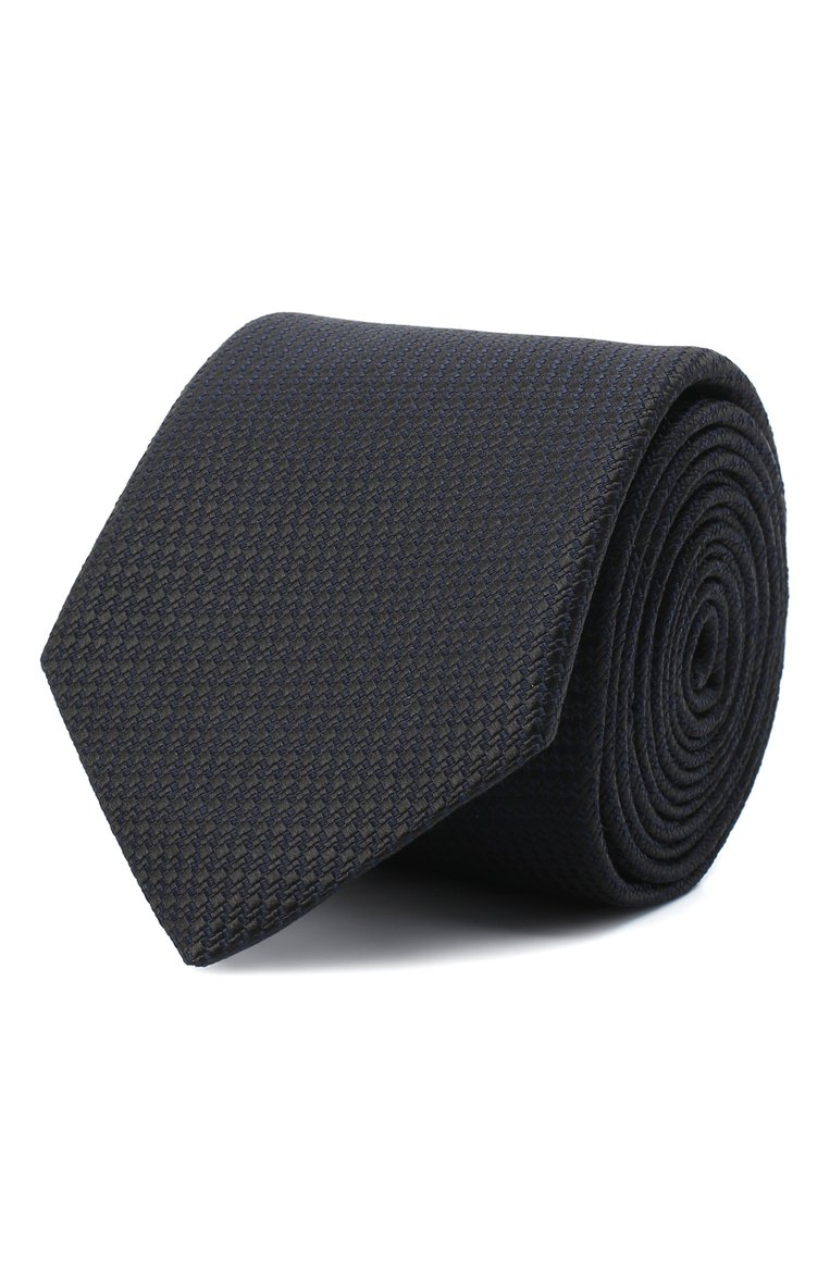 Мужской черный шелковый галстук ETON купить в интернет-магазине ЦУМ ...