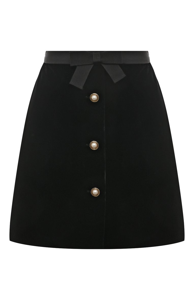 Женская черная юбка Miu Miu купить в интернет магазине ЦУМ арт Mg1636 068 F0002