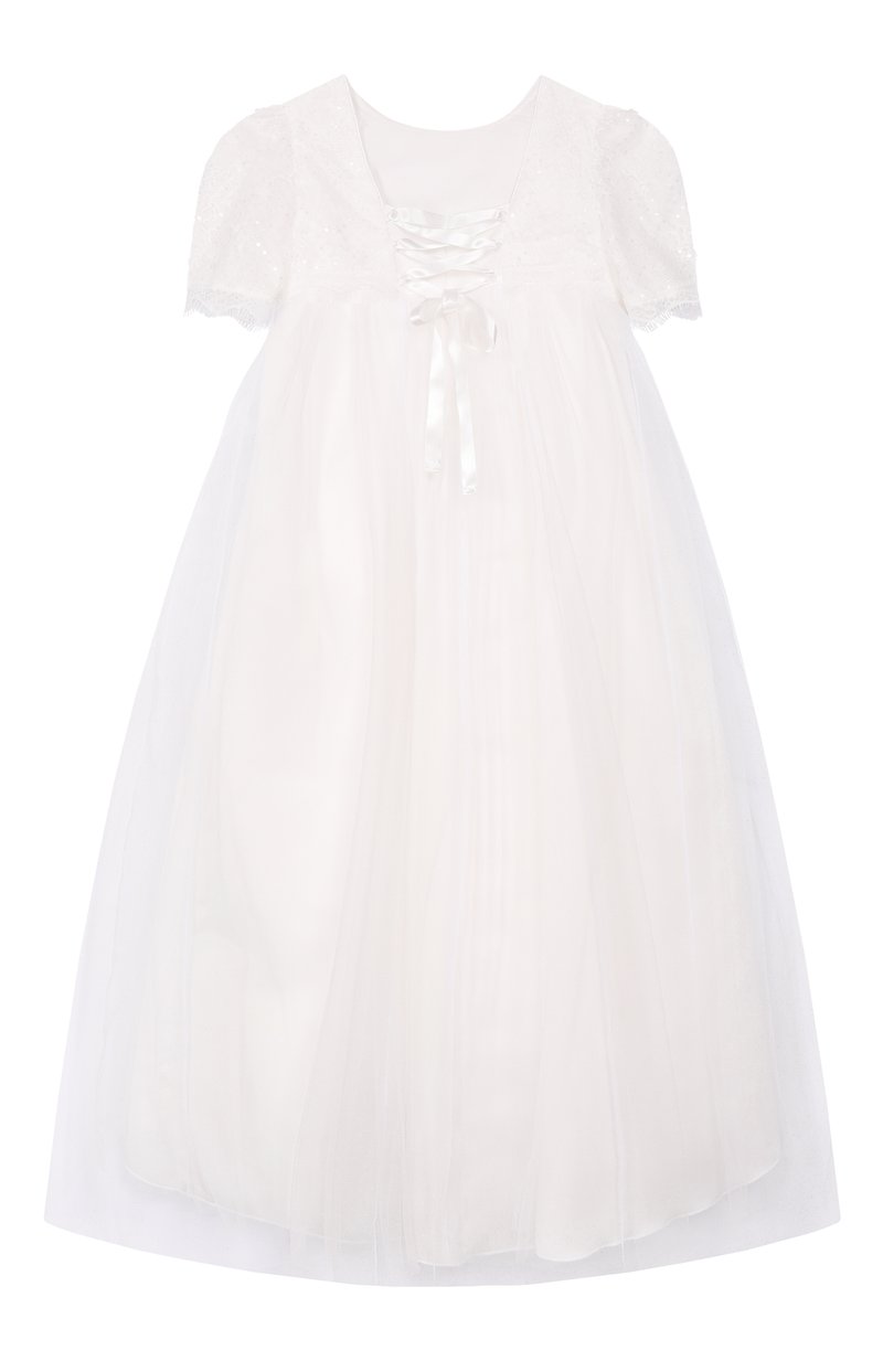 Платье MONNALISA белого цвета для девочек — купить в интернет-магазине ...