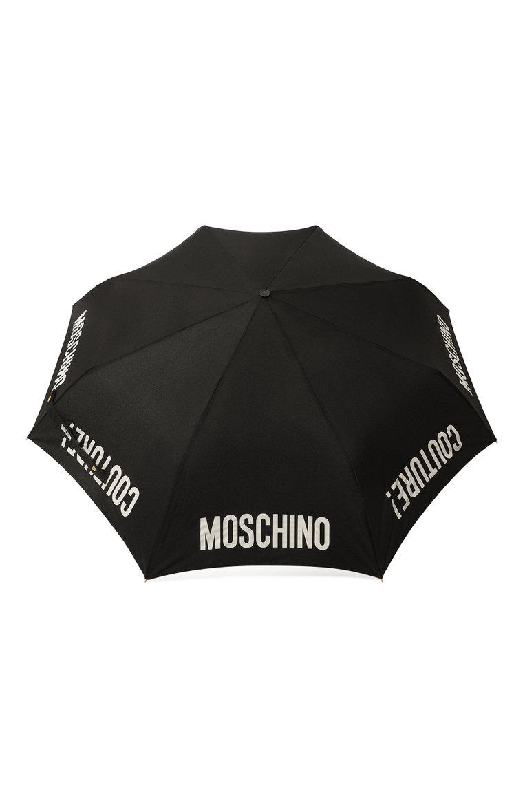 Женский черный складной зонт MOSCHINO купить в интернет-магазине ЦУМ ...