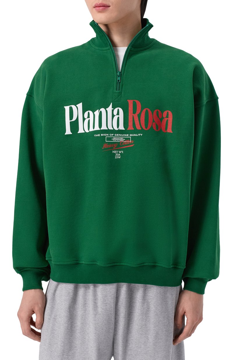 Хлопковый анорак PLANTA ROSA зеленого цвета купить в интернет-магазине ...