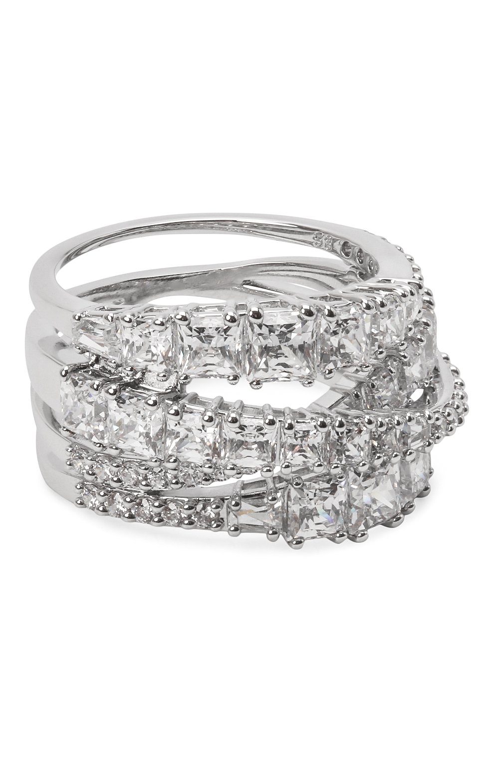 Женское серебряное кольцо twist wrap SWAROVSKI купить в интернет ...
