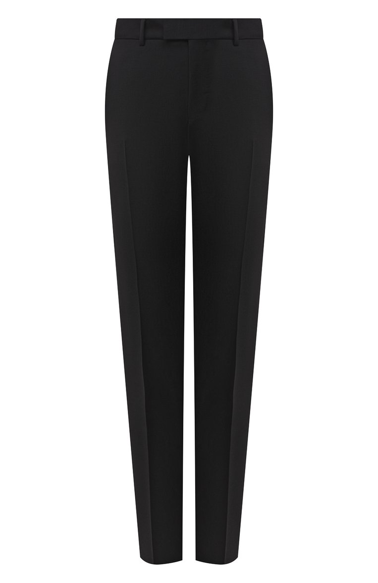 Мужские черные шерстяные брюки GUCCI купить в интернет-магазине ЦУМ ...