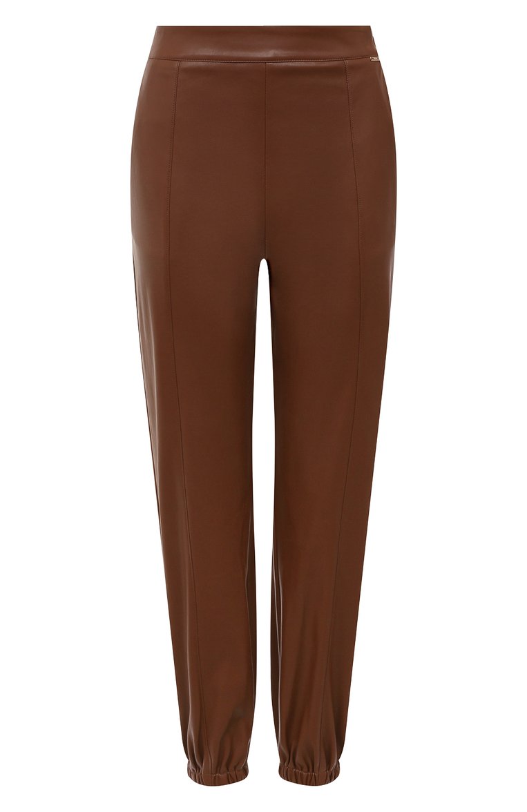 Женские коричневые джоггеры из экокожи LIU JO купить в интернет ...
