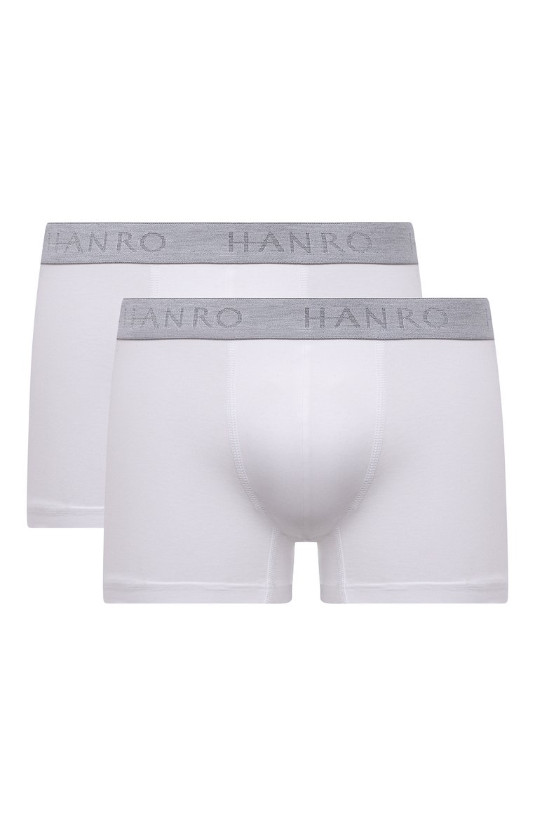 Мужские белые комплект из двух боксеров HANRO купить в интернет-магазине ЦУМ, арт. 073078.