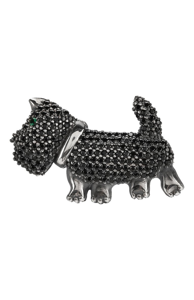 Женская черная брошь GIORGIO ARMANI купить в интернет-магазине ЦУМ, арт ...