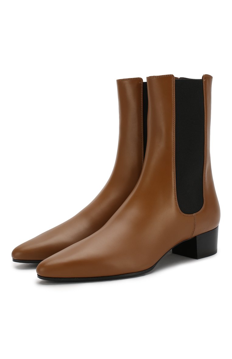 Женские светло-коричневые кожаные челси british THE ROW купить в ...