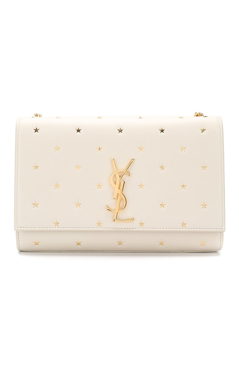 Женская кремовая сумка monogram kate SAINT LAURENT купить в интернет ...