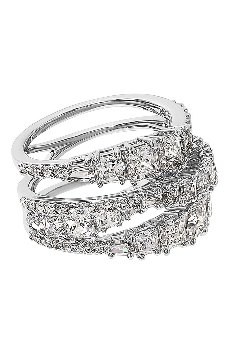 Кольцо twist wrap SWAROVSKI серебряного цвета купить в интернет ...