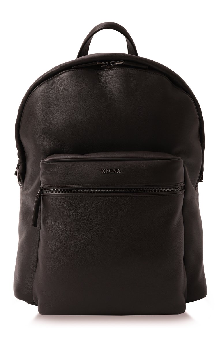 Мужской темно-коричневый рюкзак ZEGNA купить в интернет-магазине ЦУМ ...