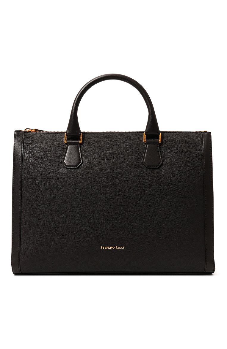 Мужская темно-коричневая кожаная сумка для ноутбука STEFANO RICCI ...