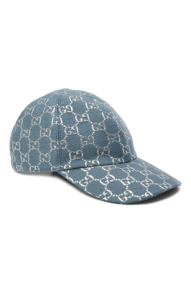 Женская голубая бейсболка GUCCI купить в интернет-магазине ЦУМ, арт ...
