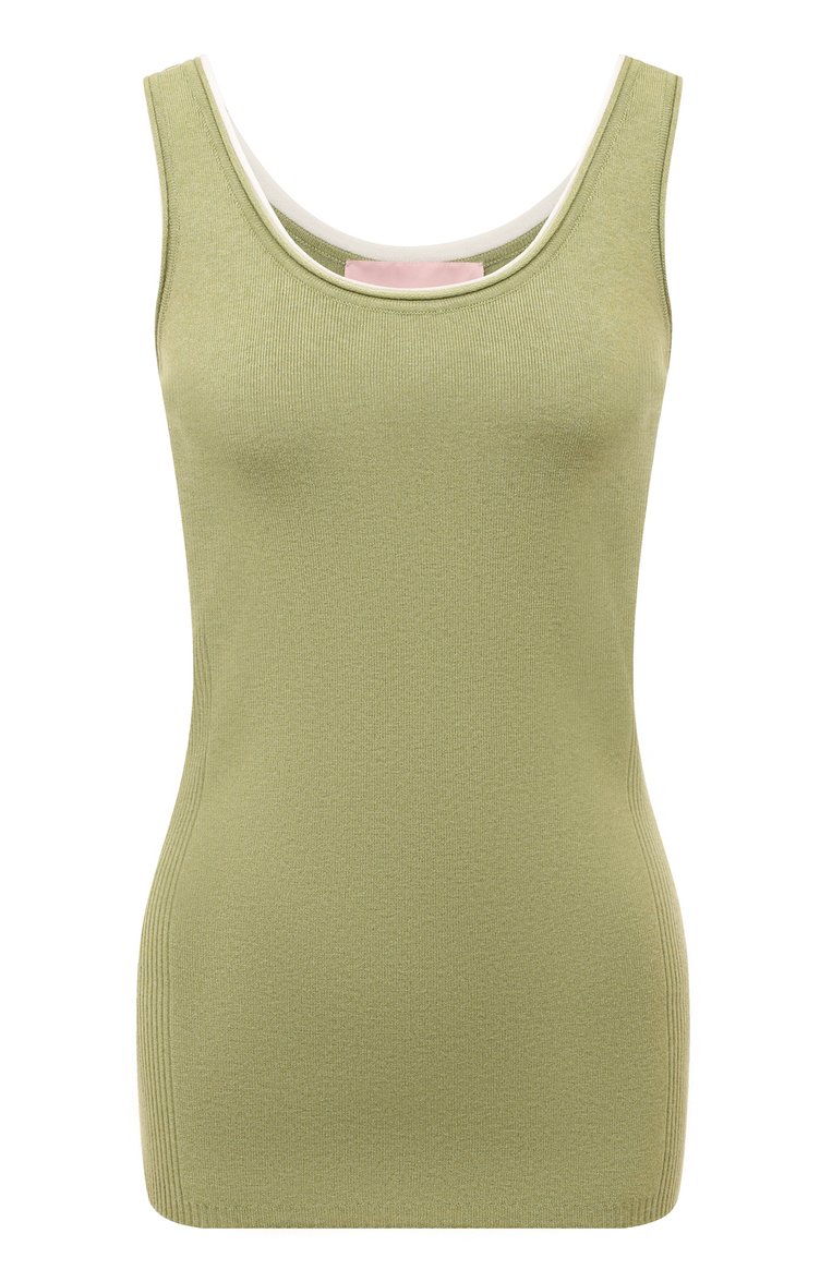 Женский светло-зеленый топ из вискозы FREEAGE купить в интернет-магазине ЦУМ, арт. S22.TP002 ...